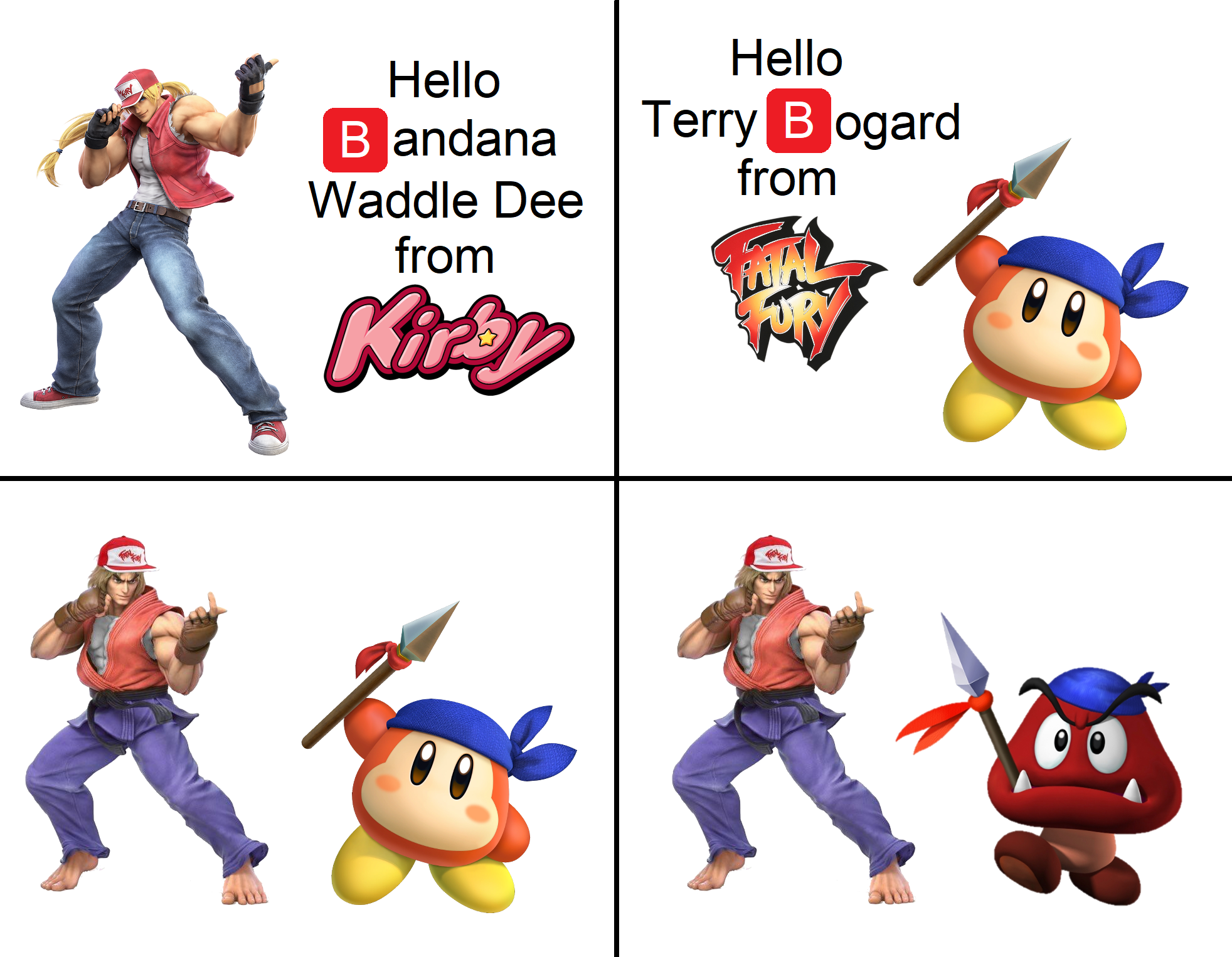 Hat Ken meets Hat Goomba | Super Smash Brothers Ultimate | Know Your Meme