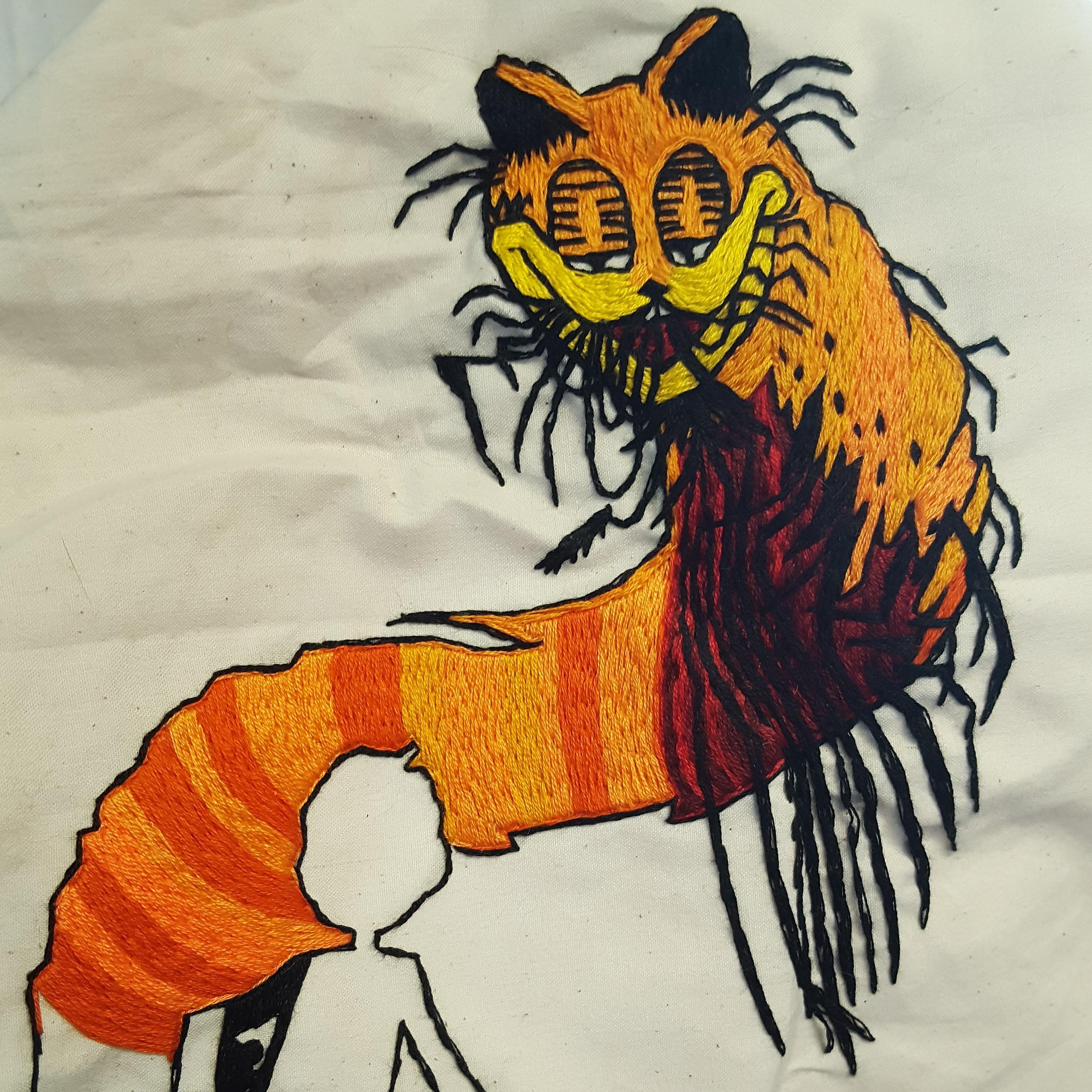 Day 4 progress. He is becoming. | /r/ImSorryJon | Creepy Garfield ...