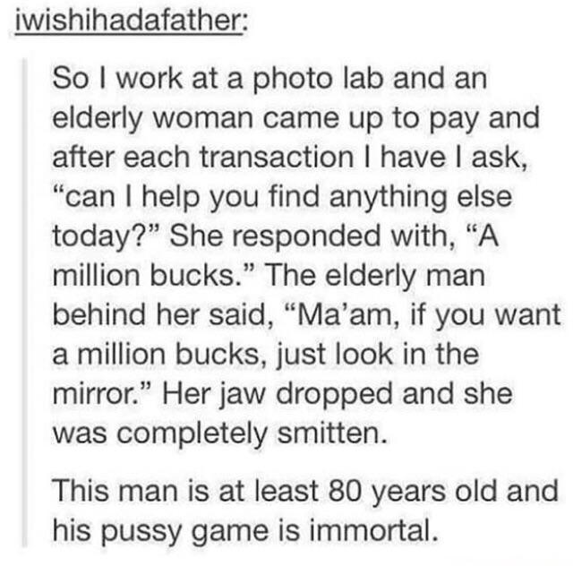 Old man gots game | r/wholesomememes | Wholesome Memes | Know Your Meme