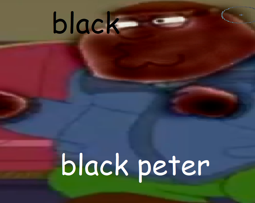 peter blACK? | r/okbuddyretard | OkBuddyRetard | Know Your Meme