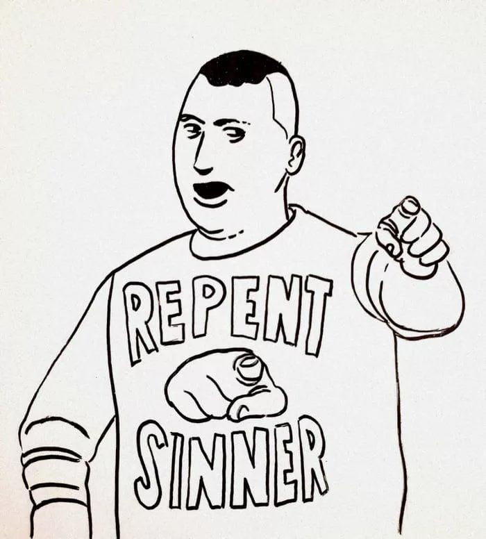 Broader sketch | Repent Sinner | Know Your Meme