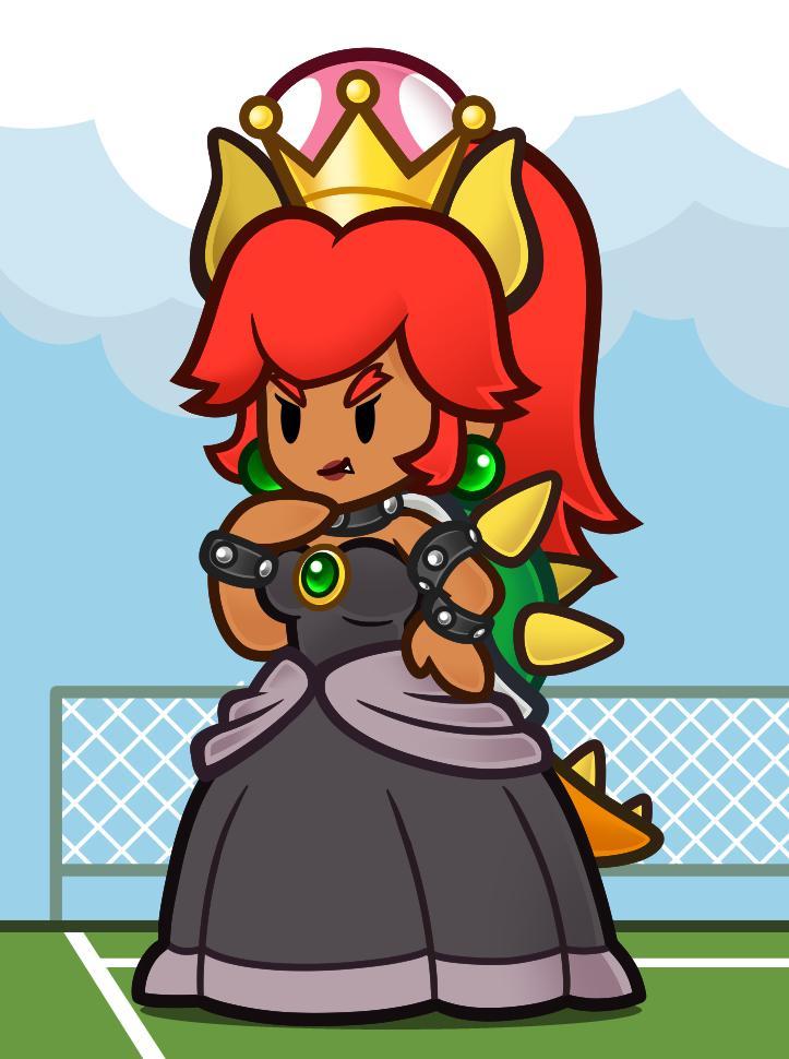 Bowsette in Paper Mario TTYD style | Bowsette | Know Your Meme