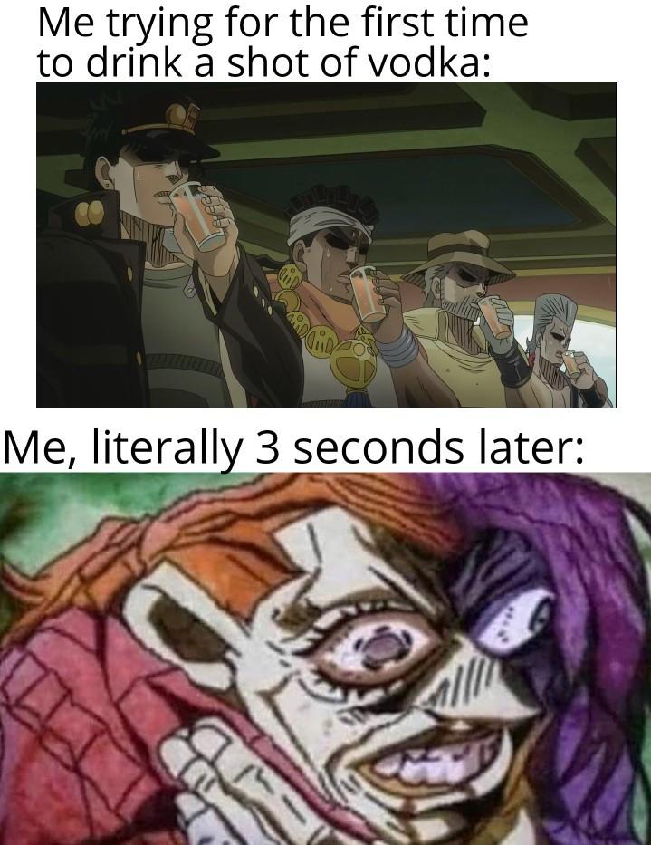 COUGH COUGH | /r/ShitPostCrusaders/ | Choking Doppio | Know Your Meme