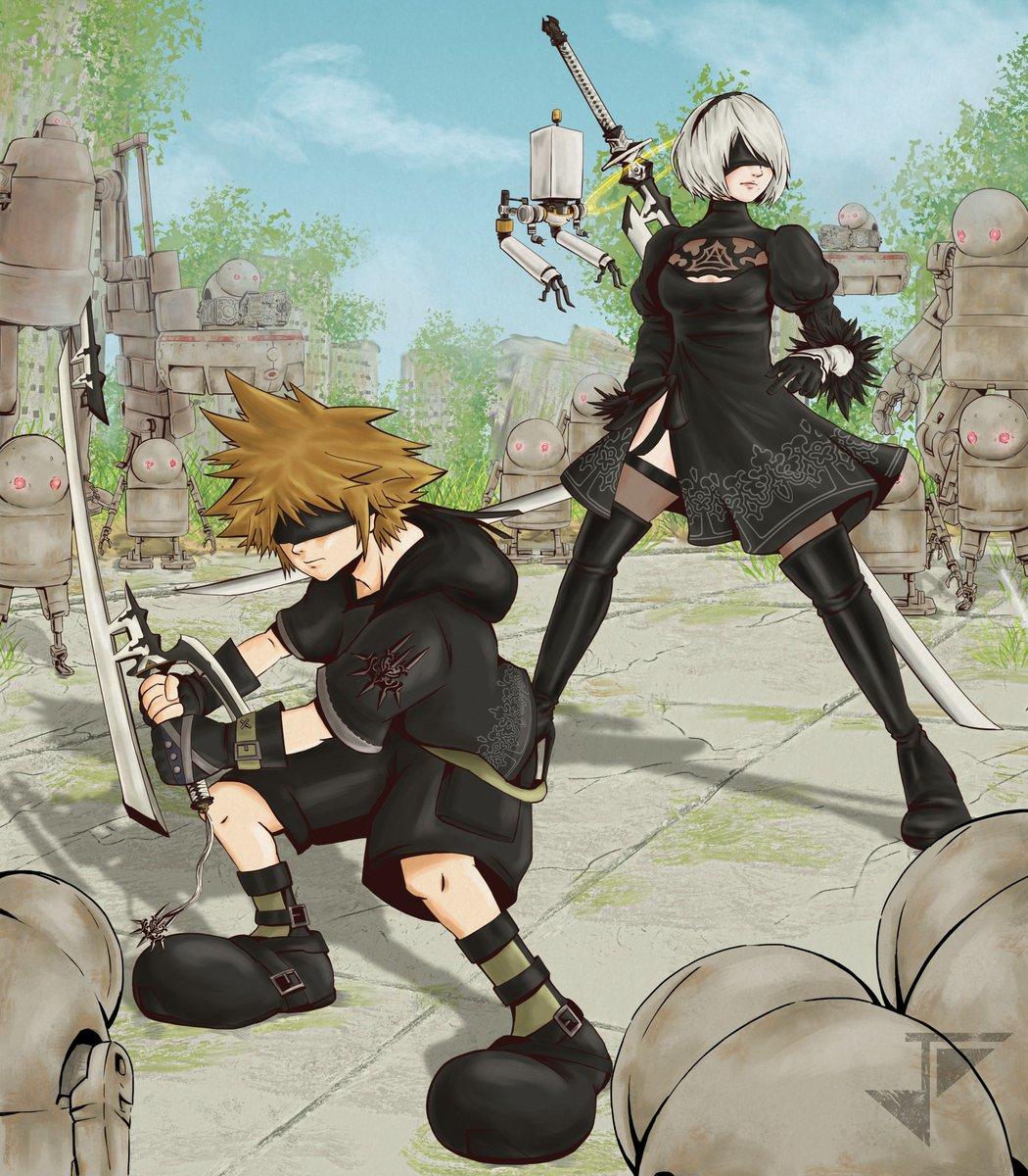 KH/Automata crossover | NieR: Automata | Know Your Meme