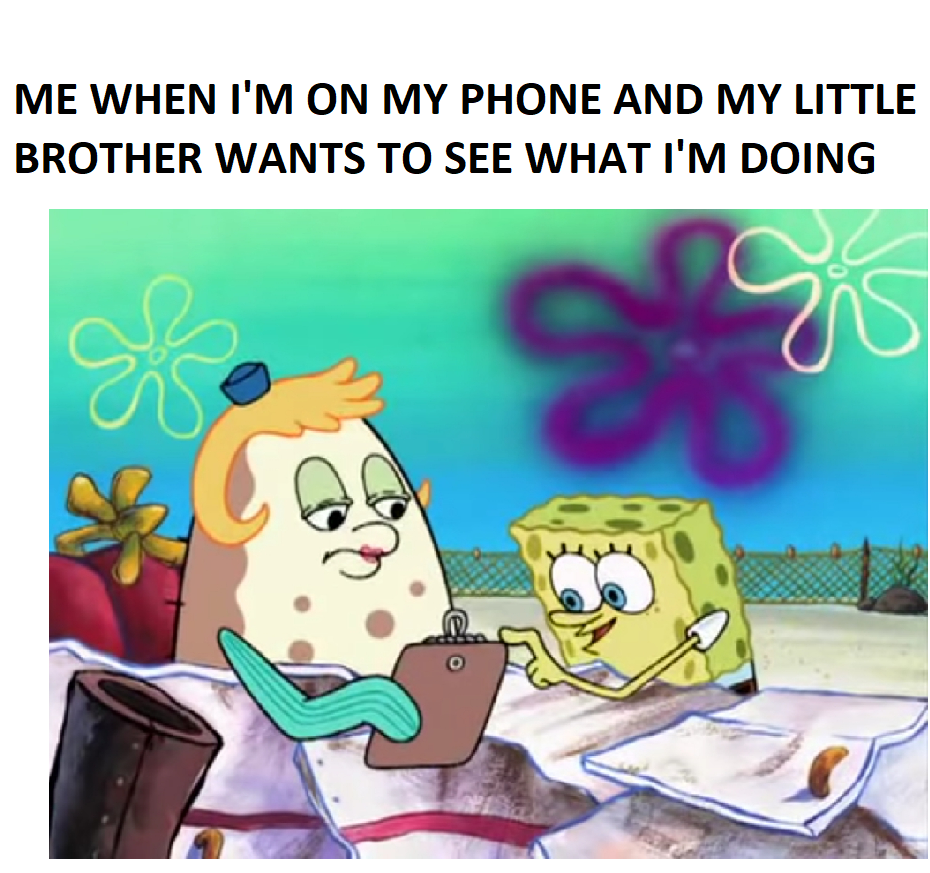 I was that little brother | r/BikiniBottomTwitter | SpongeBob ...