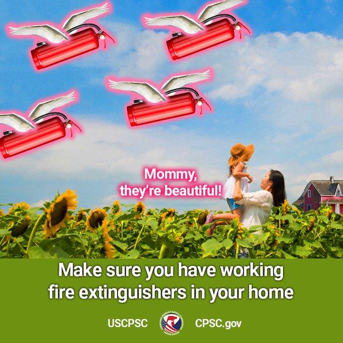 Working Fire Extinguishers | USCPSC Twitter | Know Your Meme