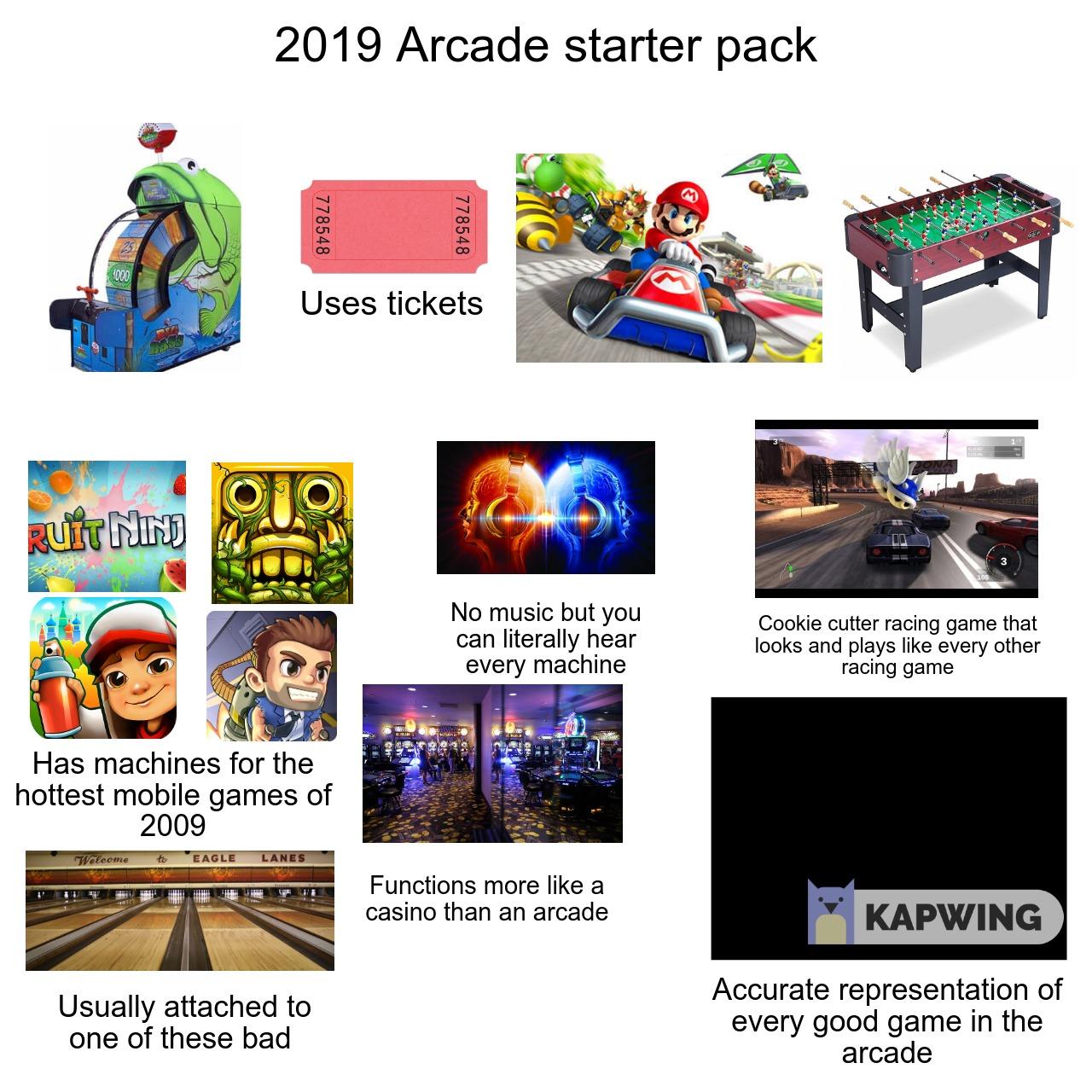 2019 arcade starterpack | r/starterpacks | Starter Packs | Know Your Meme