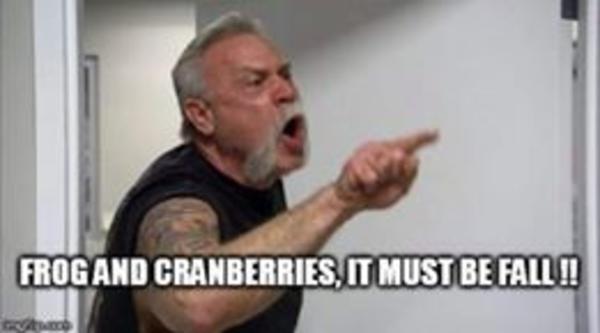 Frog and cranberries choppers | Frog and Cranberries It Must Be Fall ...