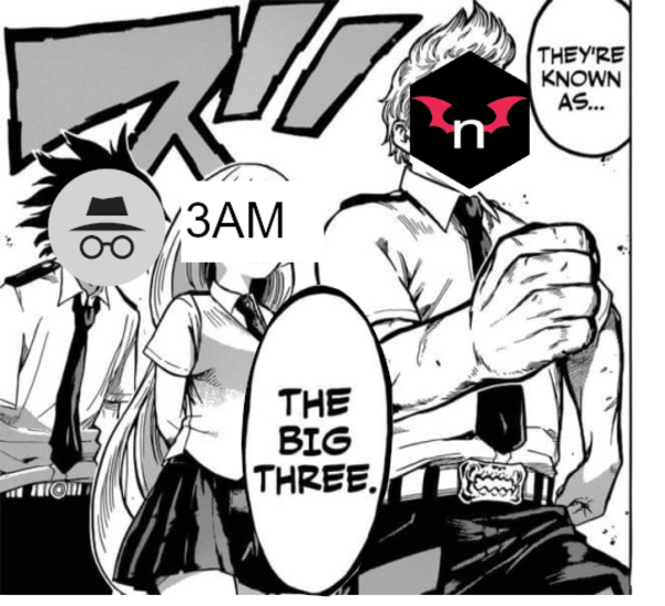 When its that late at night | r/Animemes | The Big Three | Know Your Meme