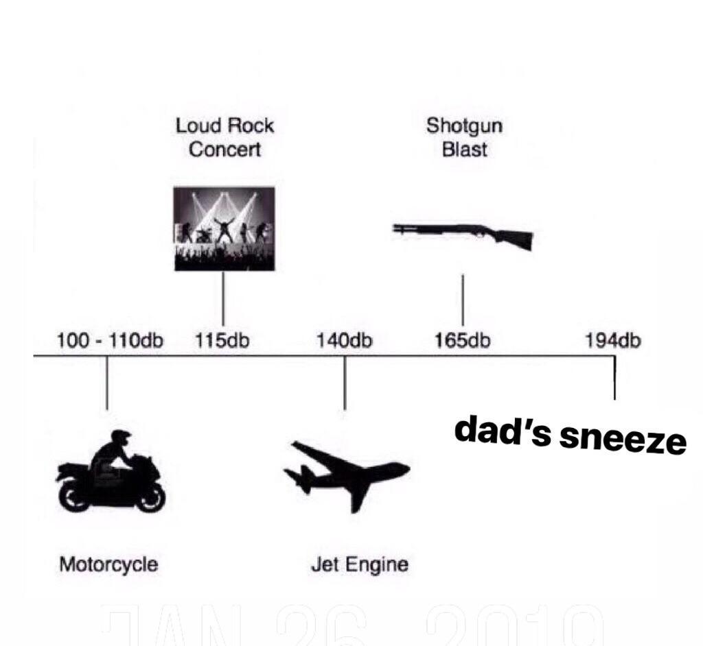 Loudest Sounds | Dad Sneeze | Know Your Meme