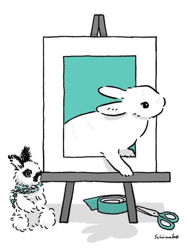 Not even paintings could detain the power of bunnies. | Rabbits | Know ...