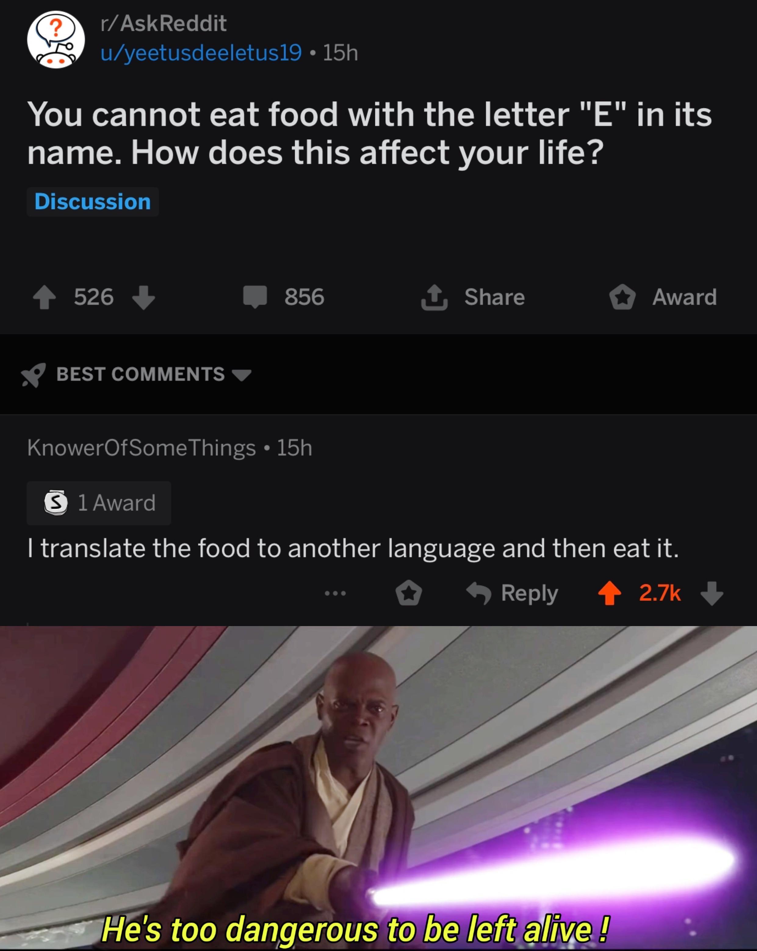 Nothing can stop this man and his food | r/memes | He's too Dangerous ...