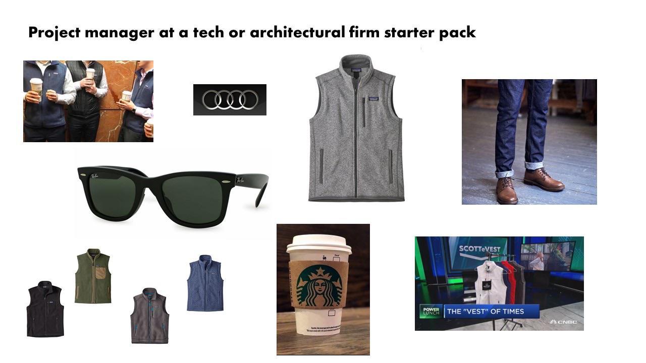 Project manager at a tech/architectural firm starter pack | r ...