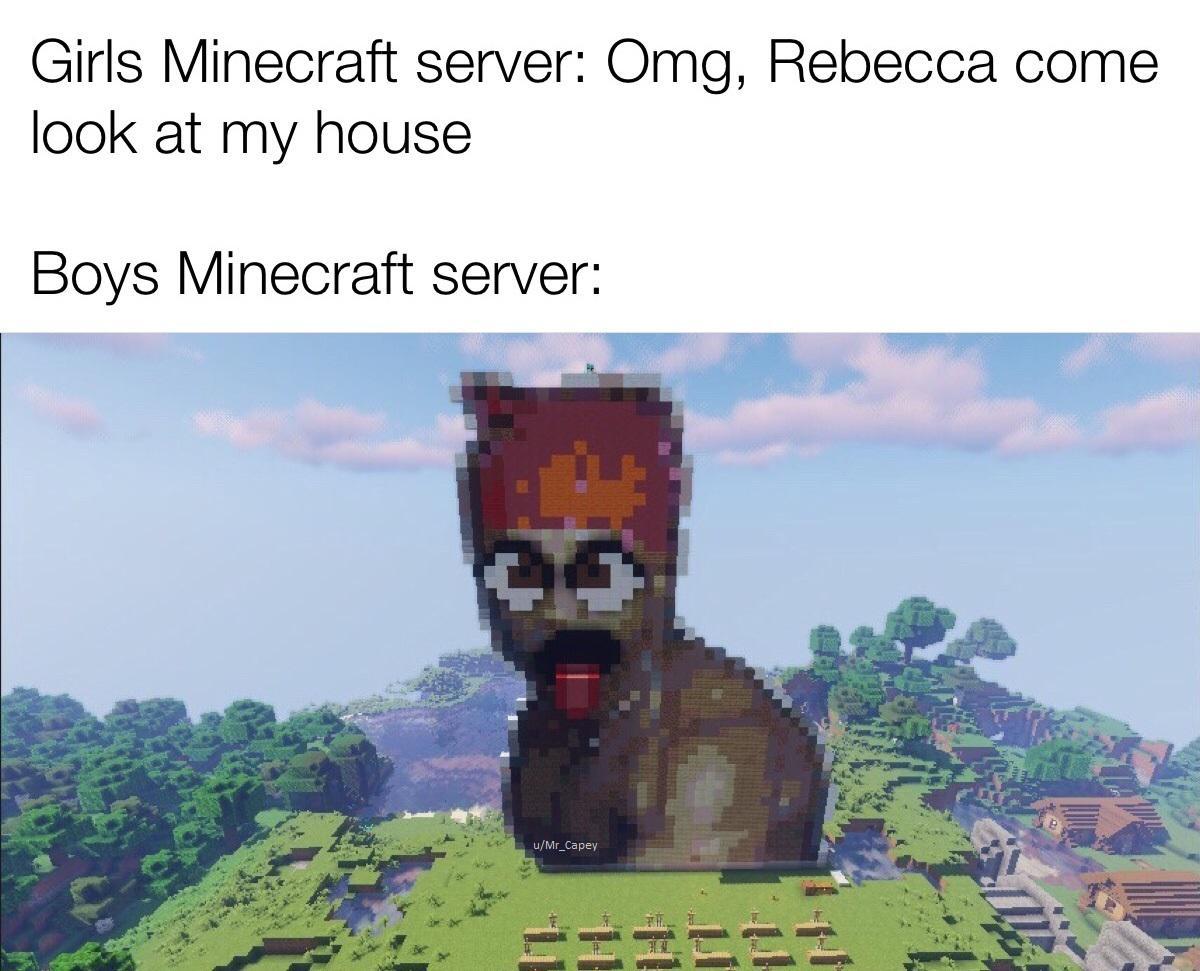 It stares at my base | r/MinecraftMemes | Minecraft | Know Your Meme