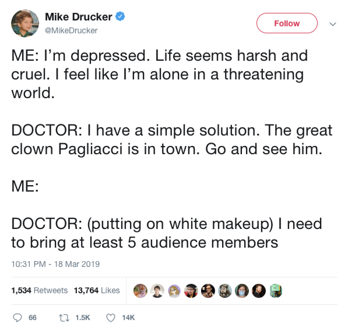 At least five | But Doctor, I Am Pagliacci | Know Your Meme