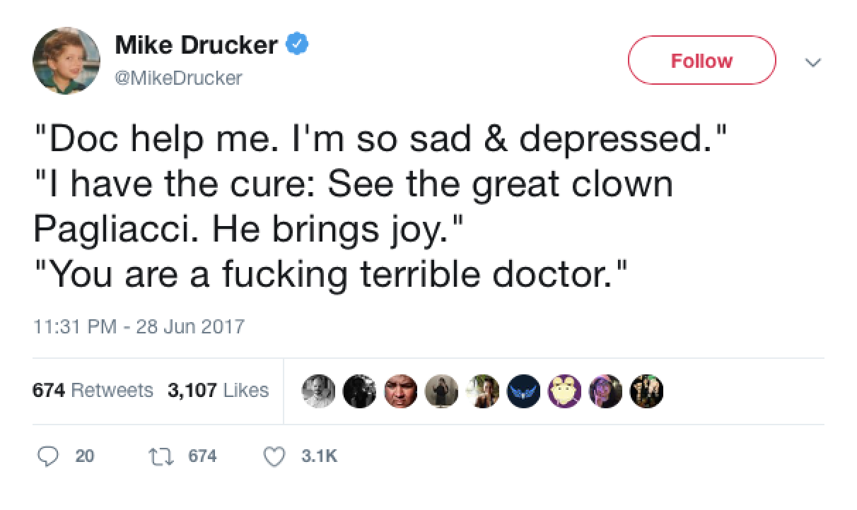 You are terrible | But Doctor, I Am Pagliacci | Know Your Meme