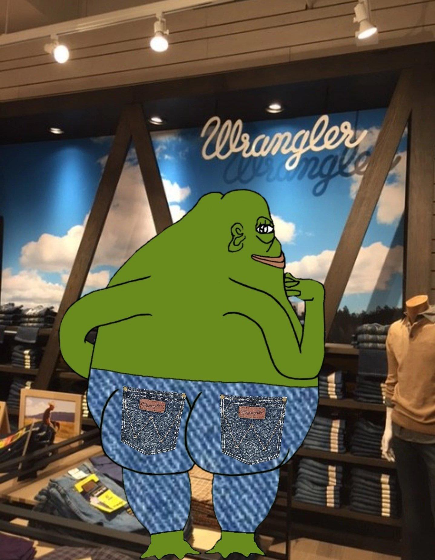 Groyper trying on jeans | Groyper | Know Your Meme