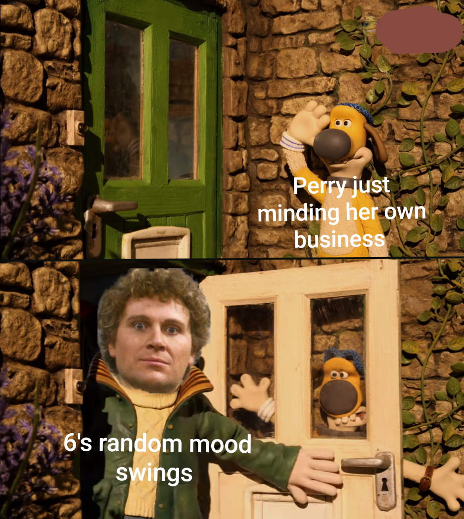 6th Doctor Mood | Farmer Hits Bitzer With a Door | Know Your Meme