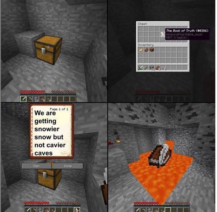 I Want Better Caves | r/MinecraftMemes | Minecraft | Know Your Meme