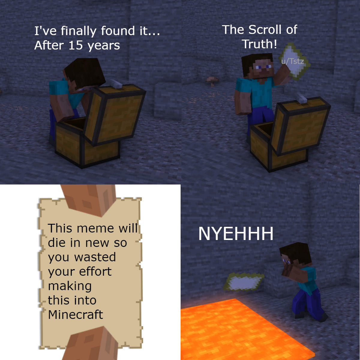 Nyehhh | r/MinecraftMemes | Minecraft | Know Your Meme