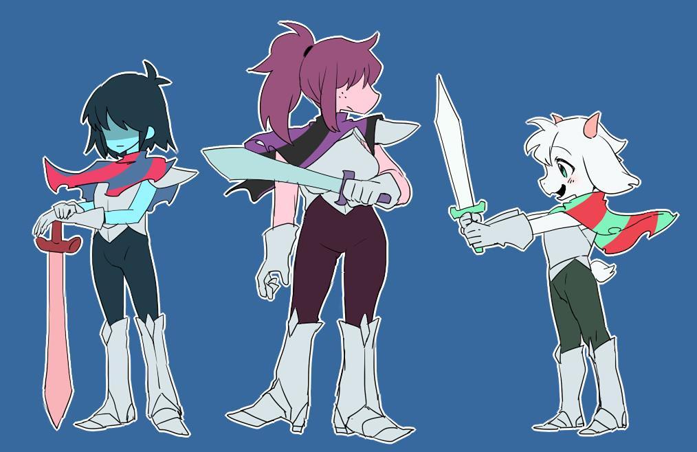 The Fun Gang cosplaying as each other (Part 1) | Deltarune | Know Your Meme