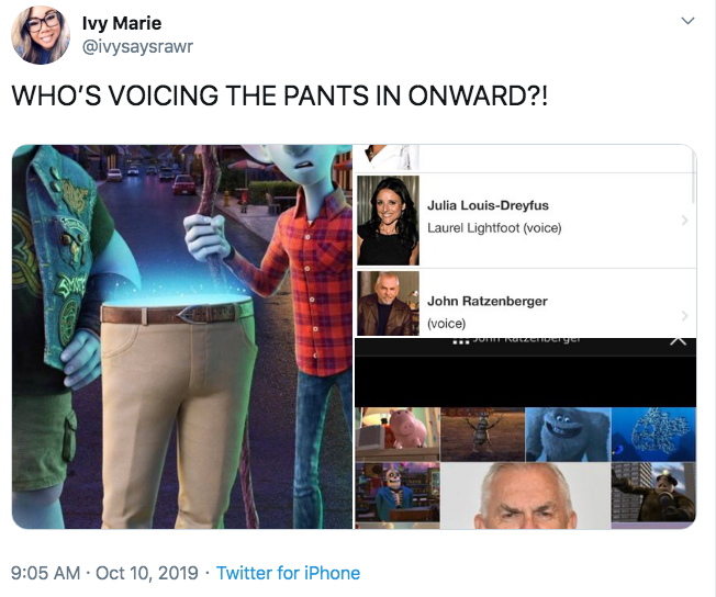 WHO’S VOICING THE PANTS IN ONWARD?! | Onward | Know Your Meme