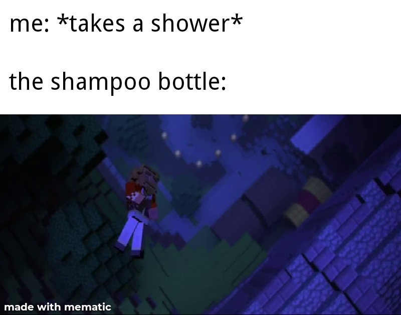 The shampoo bottle | r/MinecraftMemes | Minecraft | Know Your Meme