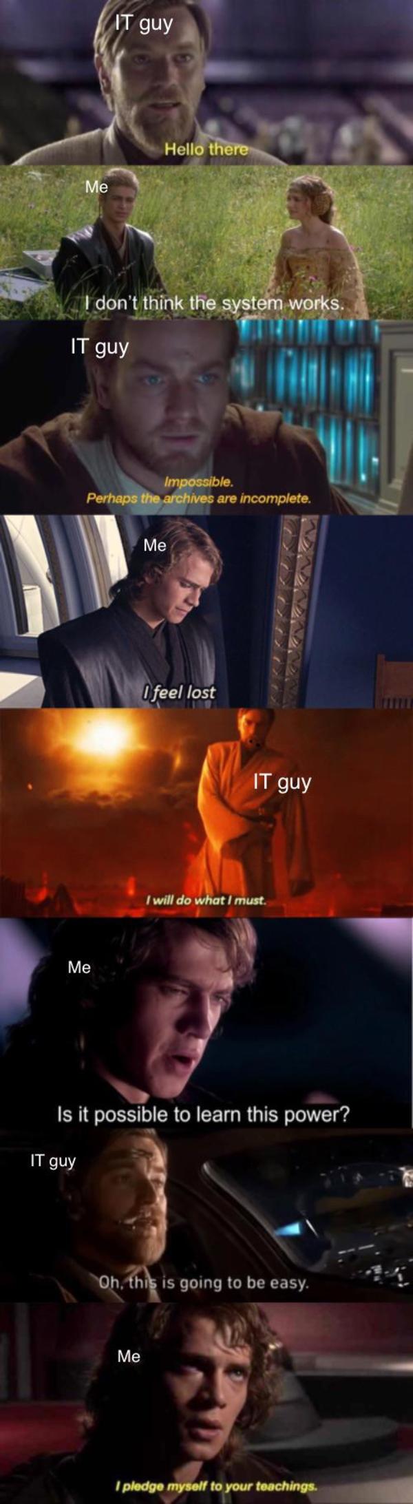 Today at work [oc] | /r/PrequelMemes | Prequel Memes | Know Your Meme