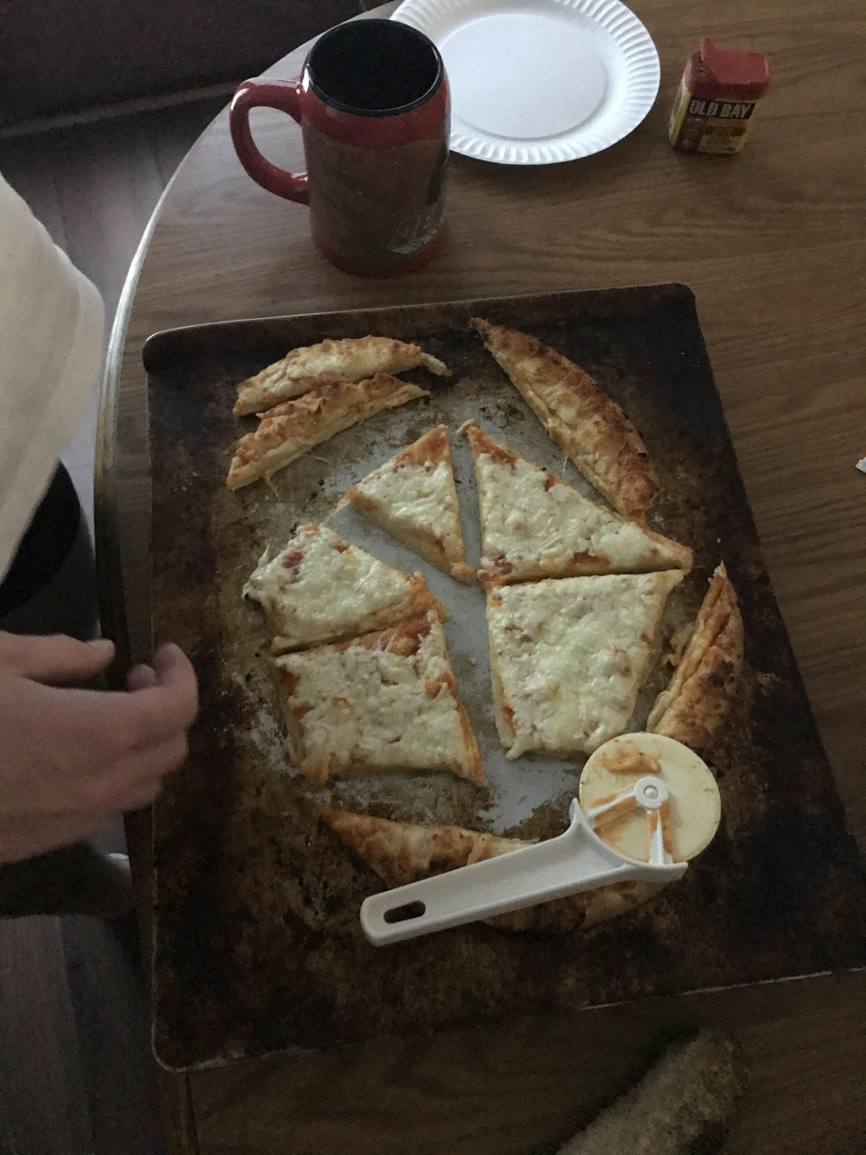 The way my brother cuts his pizza. | /r/MildlyInfuriating | Mildly ...