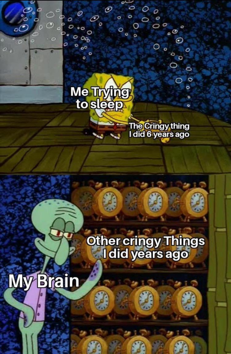I can relate | /r/BikiniBottomTwitter | Squidward's Clock Closet | Know ...