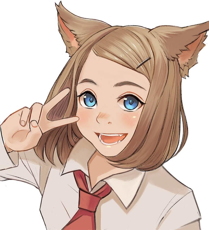 Just a normal Cat | Cat Girl | Know Your Meme