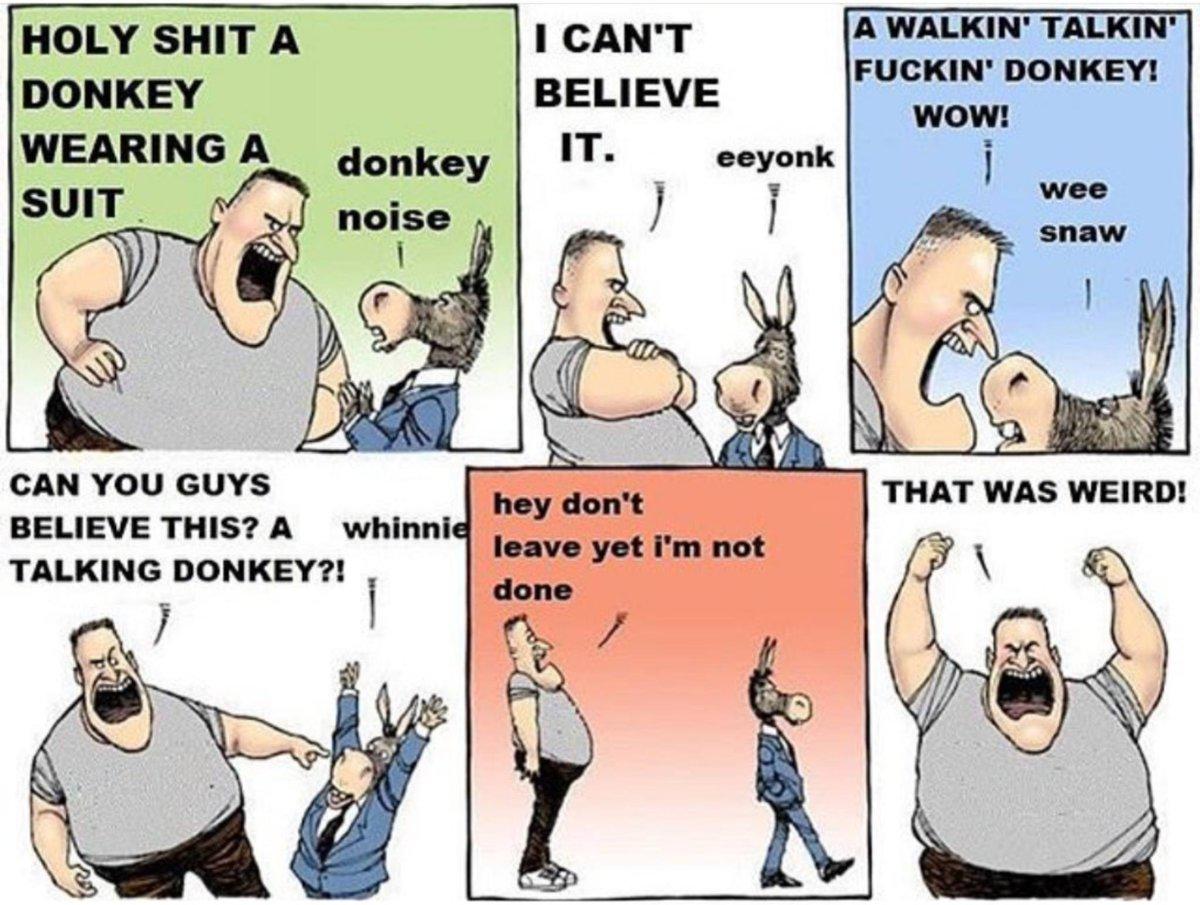A talking donkey | Politics / Government | Know Your Meme
