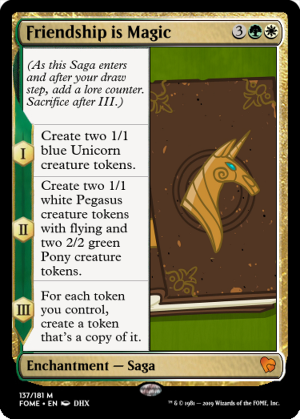 "Friendship is Magic" custom Magic: The Gathering card | My Little Pony ...