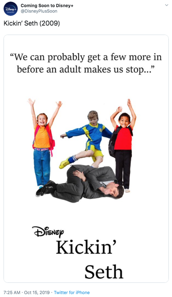 Kickin’ Seth (2009) | Disney+ Announcement Parodies | Know Your Meme