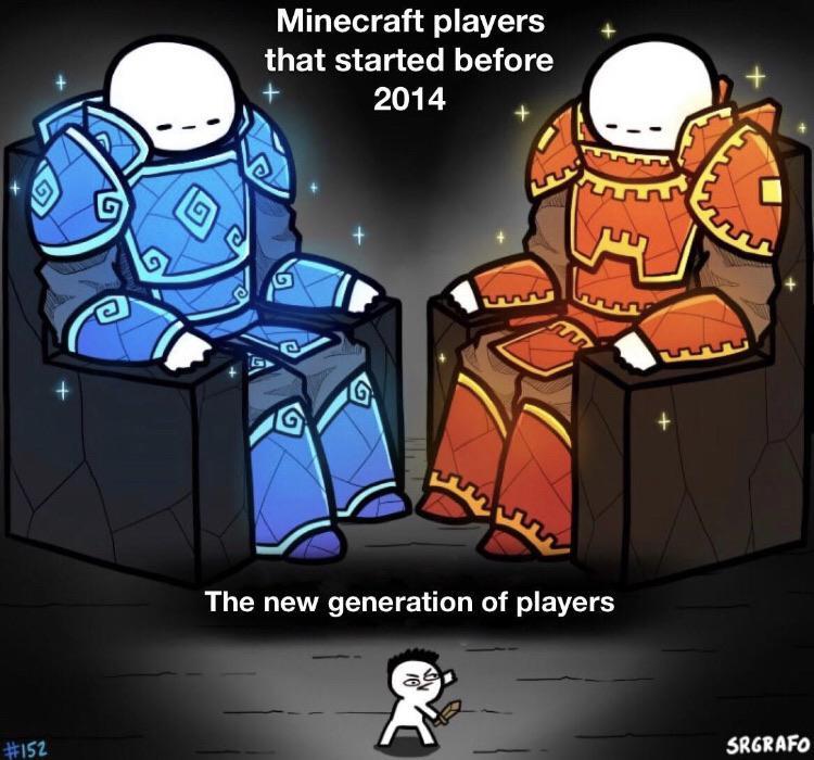 I’m one of the ancient ones. | /r/MinecraftMemes | Minecraft | Know ...