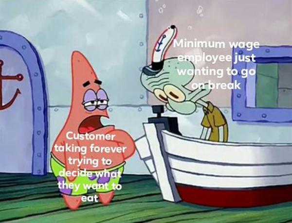 Can I get a uhhhhhh an uhhh | /r/BikiniBottomTwitter | SpongeBob ...