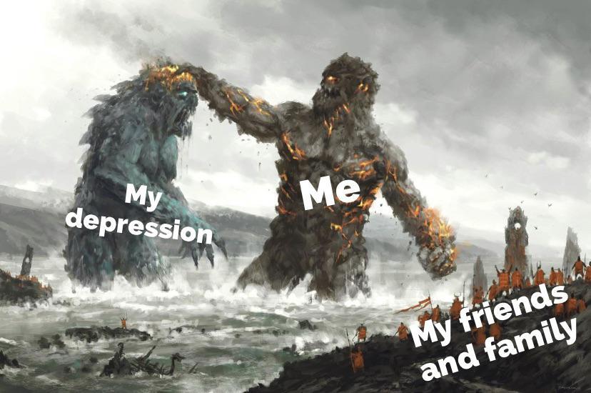 Trying to slay the beast | /r/wholesomememes | Wholesome Memes | Know ...