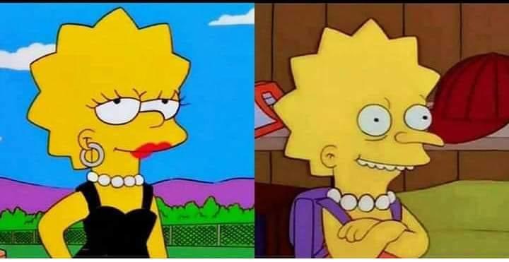 Make-up vs no make-up | The Simpsons | Know Your Meme
