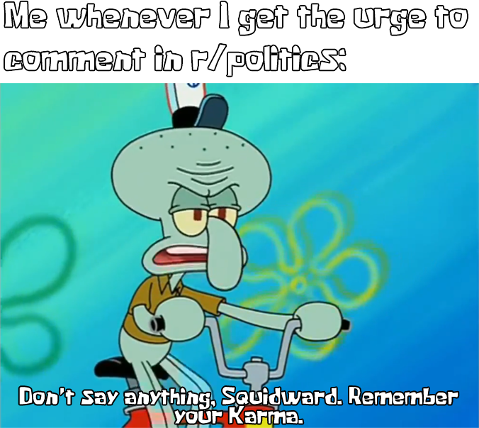 *Proceeds to fall off cliff and explode.* | /r/BikiniBottomTwitter ...