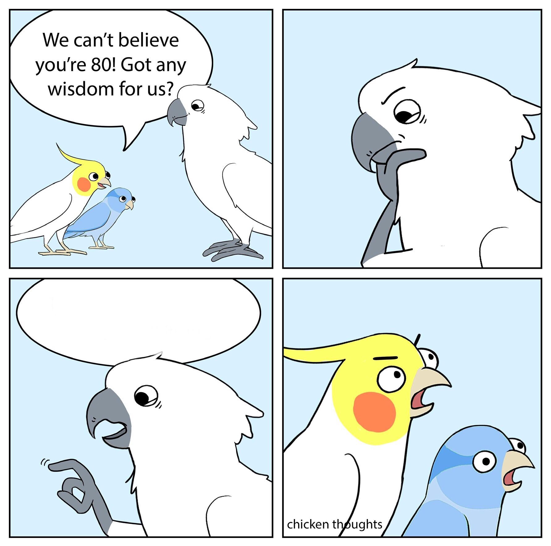 Invest in this fresh ‘Chicken Thoughts’ template! | /r/MemeEconomy ...