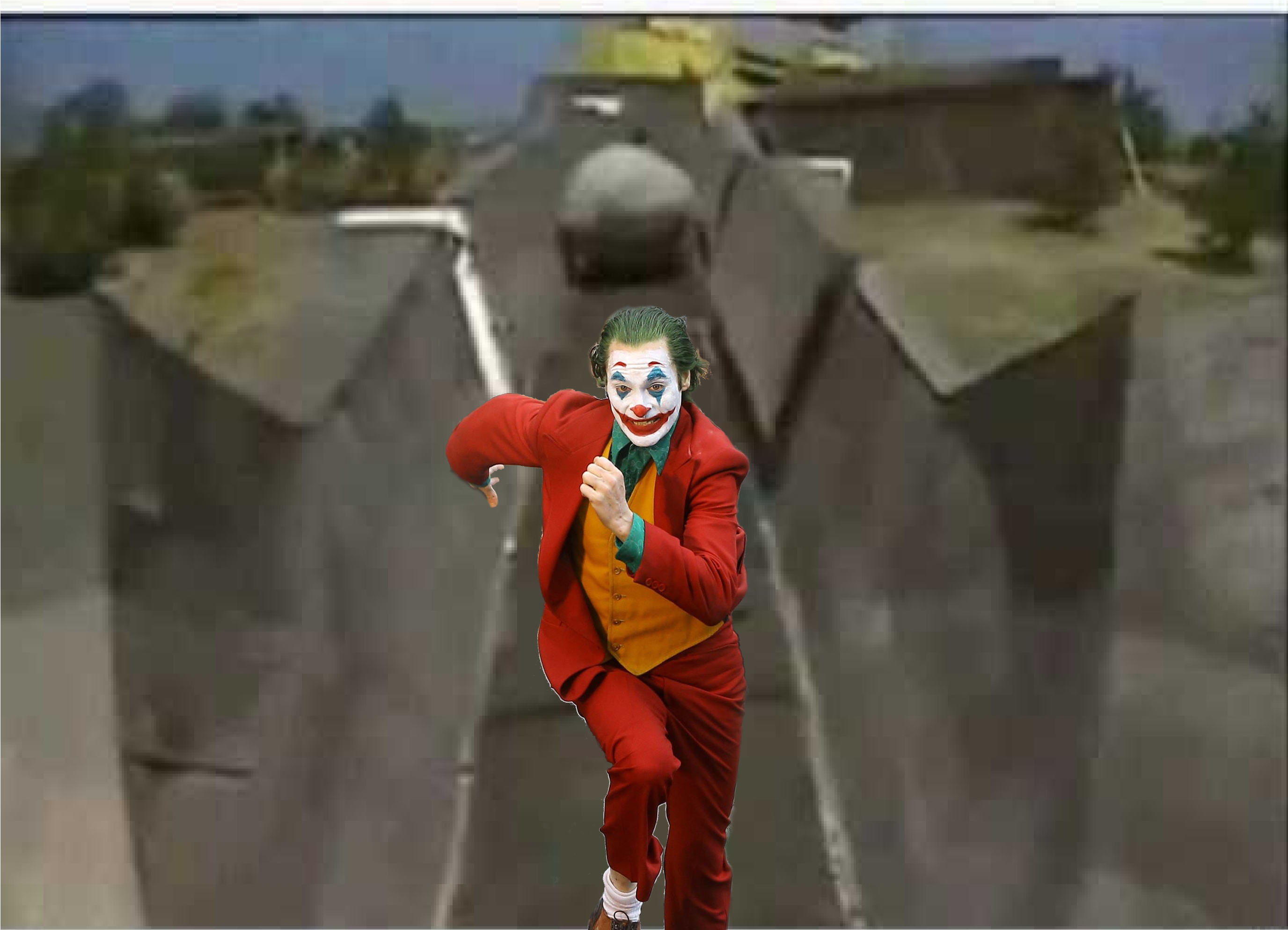 Running from the World's Toughest Competition in Town | Running Joker ...