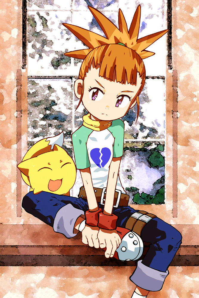 Rika and Viximon by "Heydigimon" | Renamon | Know Your Meme