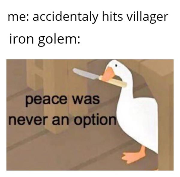 sad villager noises | /r/MinecraftMemes | Minecraft | Know Your Meme