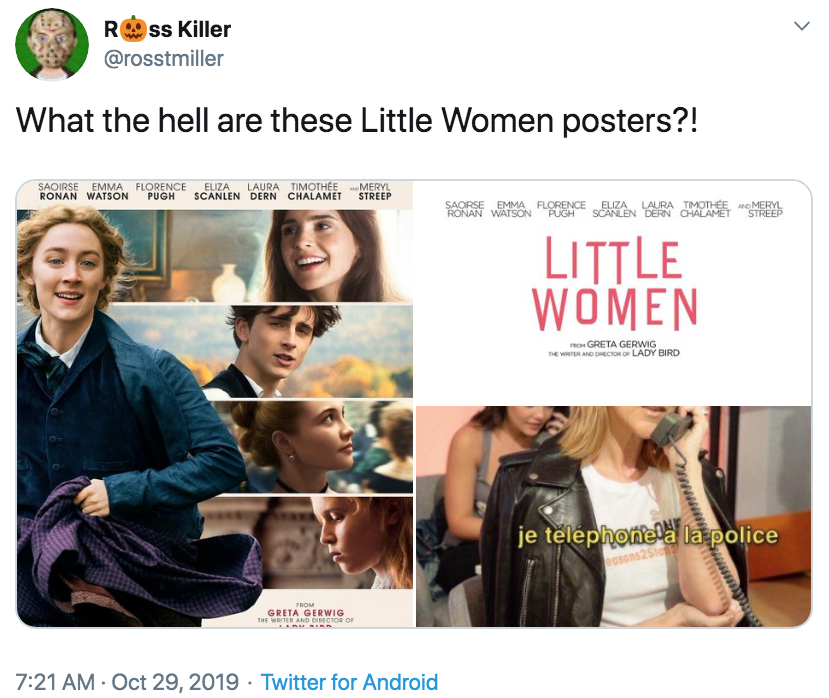 What the hell are these Little Women posters?! | Little Women Movie ...