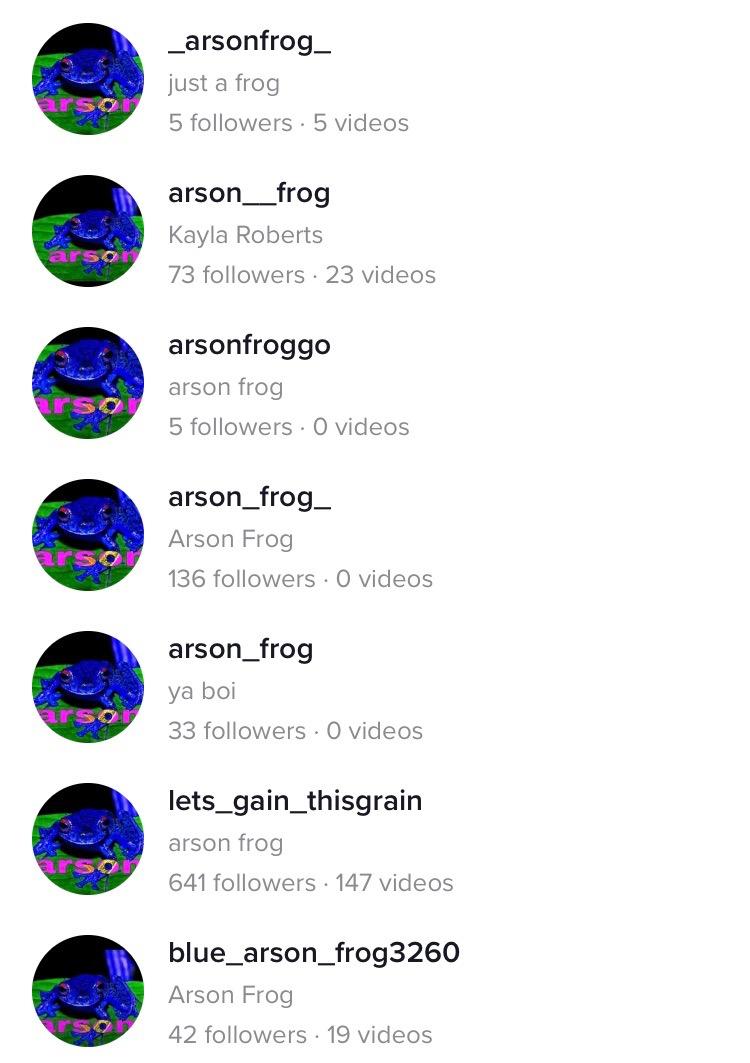 Frog examples 4 | Arson Frog | Know Your Meme