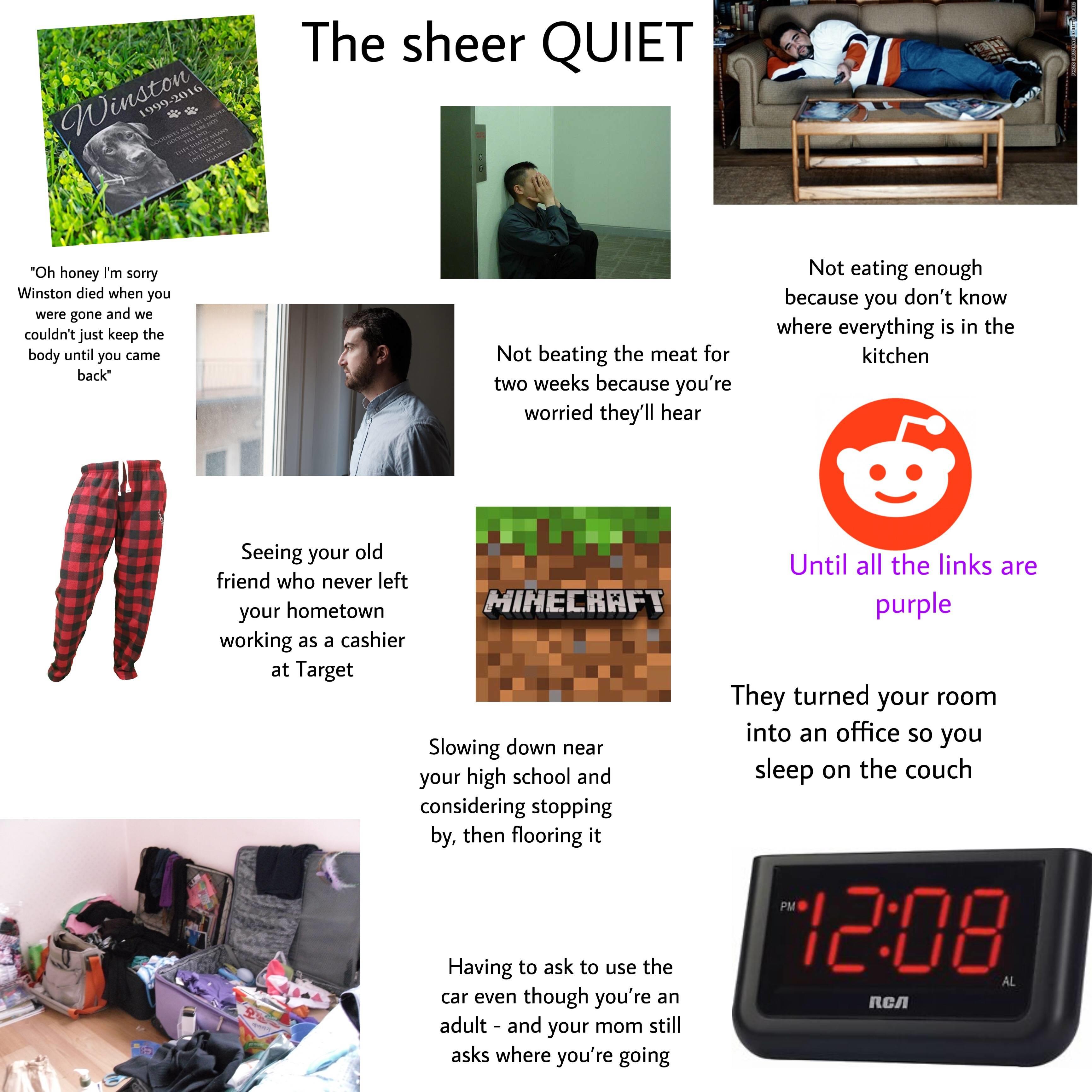 Coming home for break as a college student starter pack | /r ...
