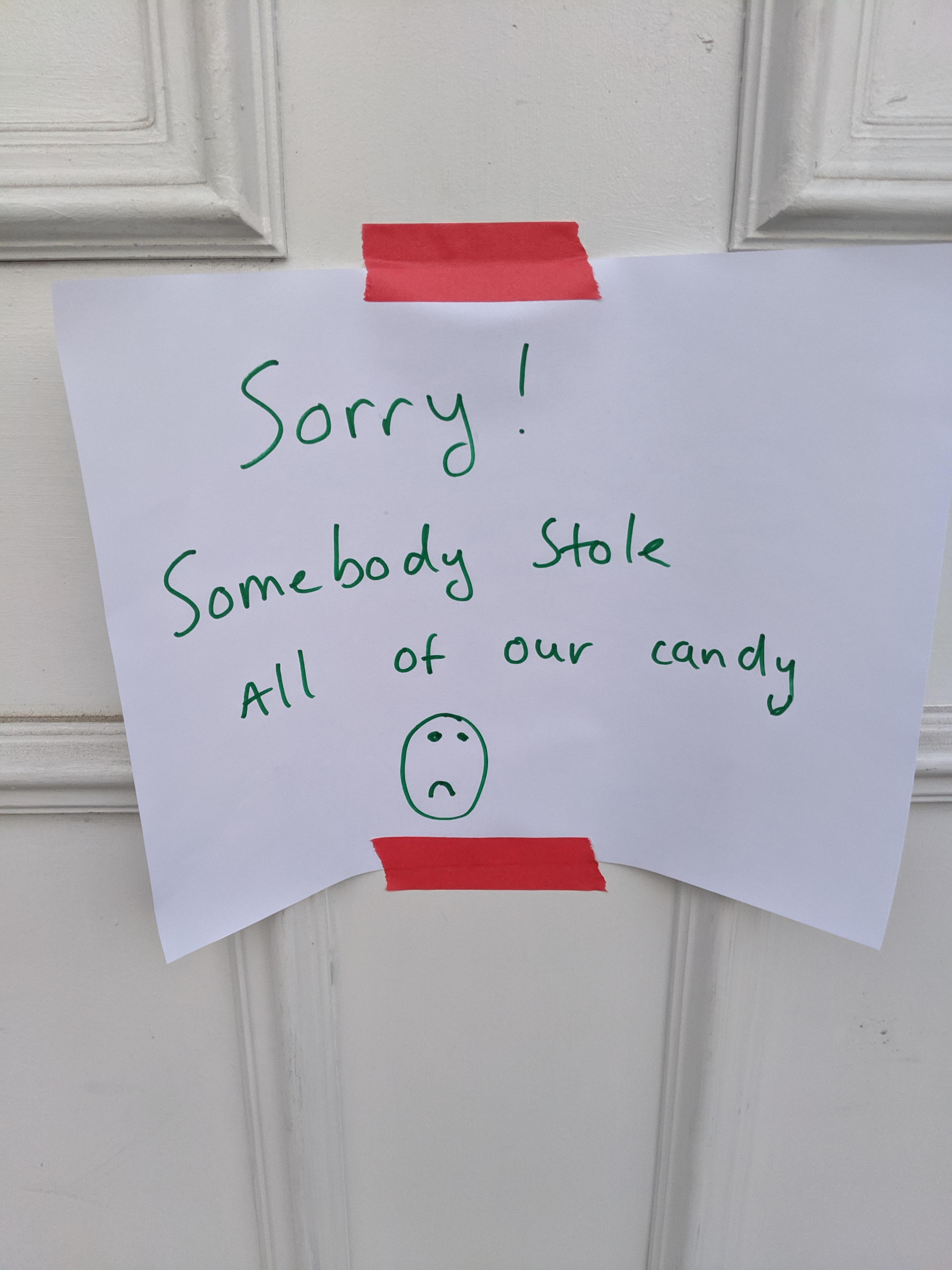 Left Candy Outside While Putting The Baby To Bed Within 5ish Mins All left-candy-outside-while-putting-the-baby-to-bed-within-5ish-mins-all