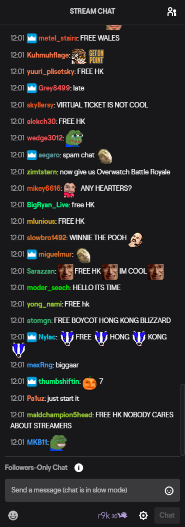 Blizzcon Twitch Chat | 2019 Blizzard Boycott | Know Your Meme