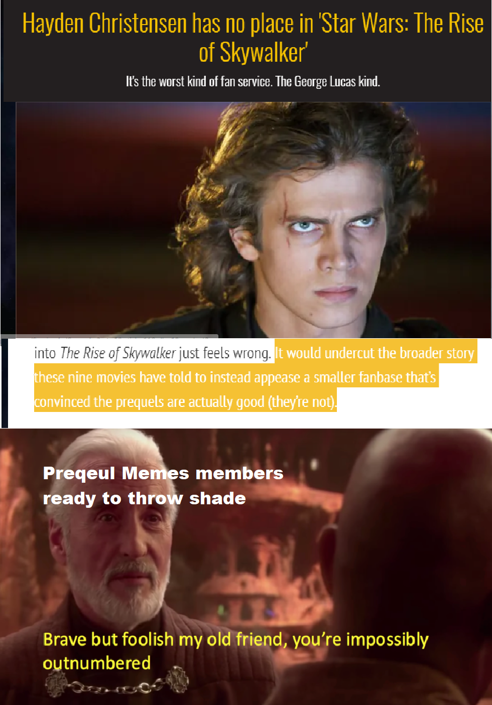 There is no mercy for Inverse | /r/PrequelMemes | Prequel Memes | Know ...