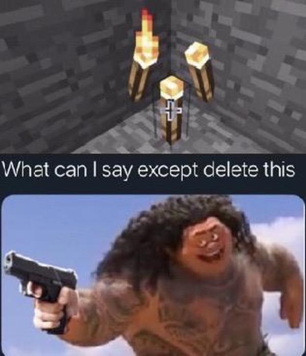 Cursed Torch | /r/MinecraftMemes | Minecraft | Know Your Meme